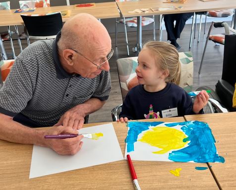 Intergenerational connections at Benetas