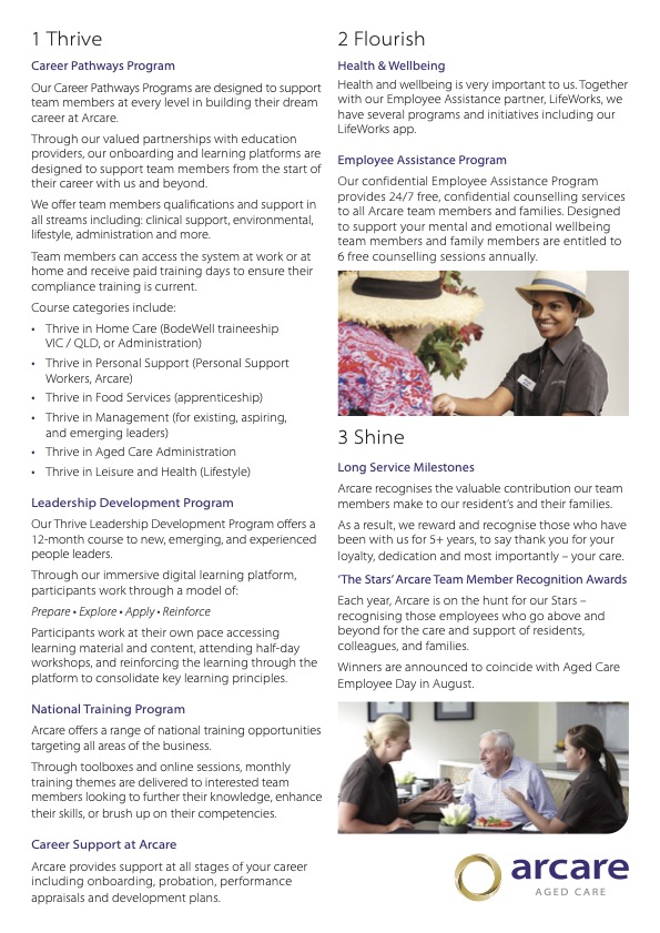 Benefits | Arcare